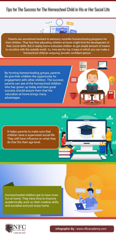 INFOGRAPHIC: 3 SMART SOCIALIZING TIPS FOR HOMESCHOOL CHILDREN - NFC Academy